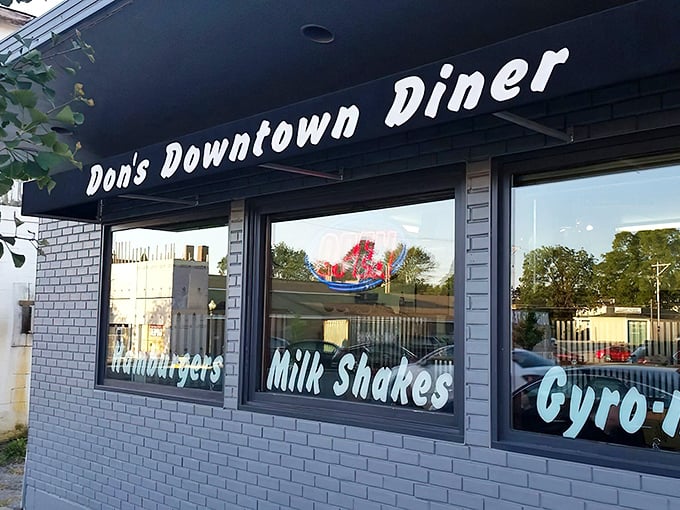 The window proudly advertises "Milk Shakes" - a simple promise that delivers extraordinary results every single time.