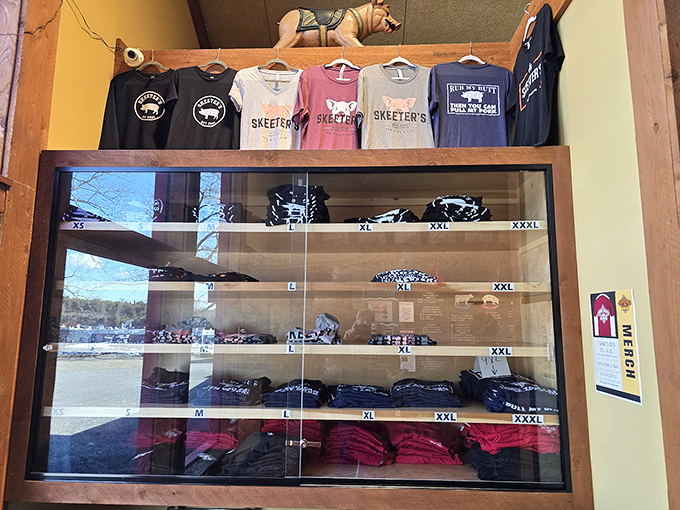 Merchandise that lets you take the Skeeter's experience home&mdash;minus the smoke and sauce stains on your shirt.