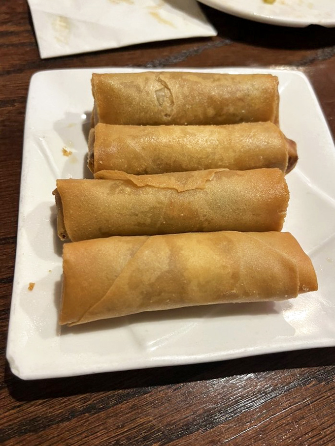 Spring rolls golden as a summer sunset and twice as satisfying to witness disappear.
