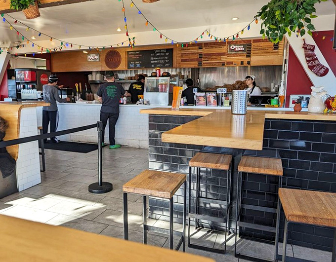 Where the magic happens—the counter where dreams are ordered, prepared, and served with a side of California sunshine.