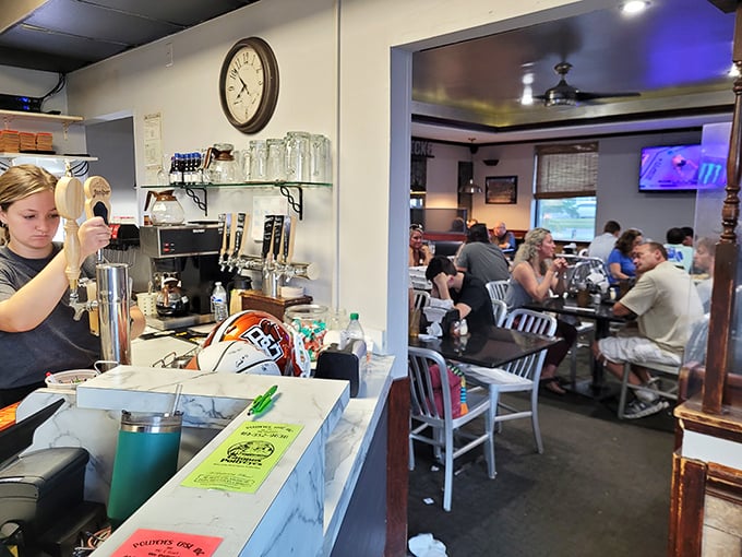 Where beer is poured and orders are taken by the keepers of the breadstick flame, guardians of Bowling Green's most cherished culinary tradition.