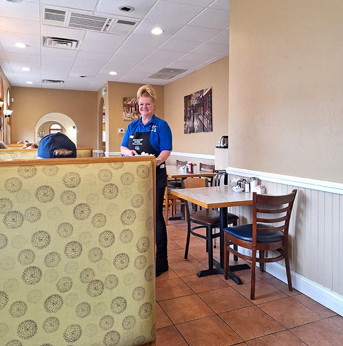 The staff greets you with genuine Hoosier hospitality that makes even first-timers feel like they've been coming for years.