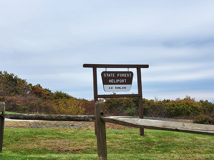 Even emergency services get a room with a view&mdash;this helipad stands ready while offering first responders a momentary glimpse of mountain majesty.