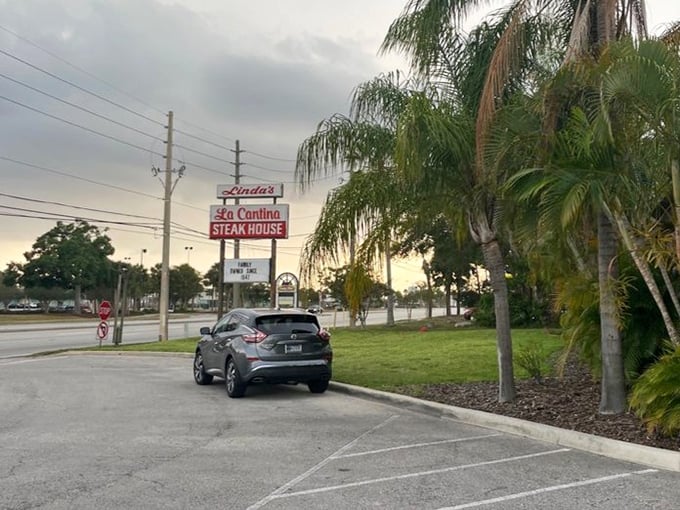 The classic roadside sign beckons hungry travelers to discover what locals have treasured for years in Orlando.