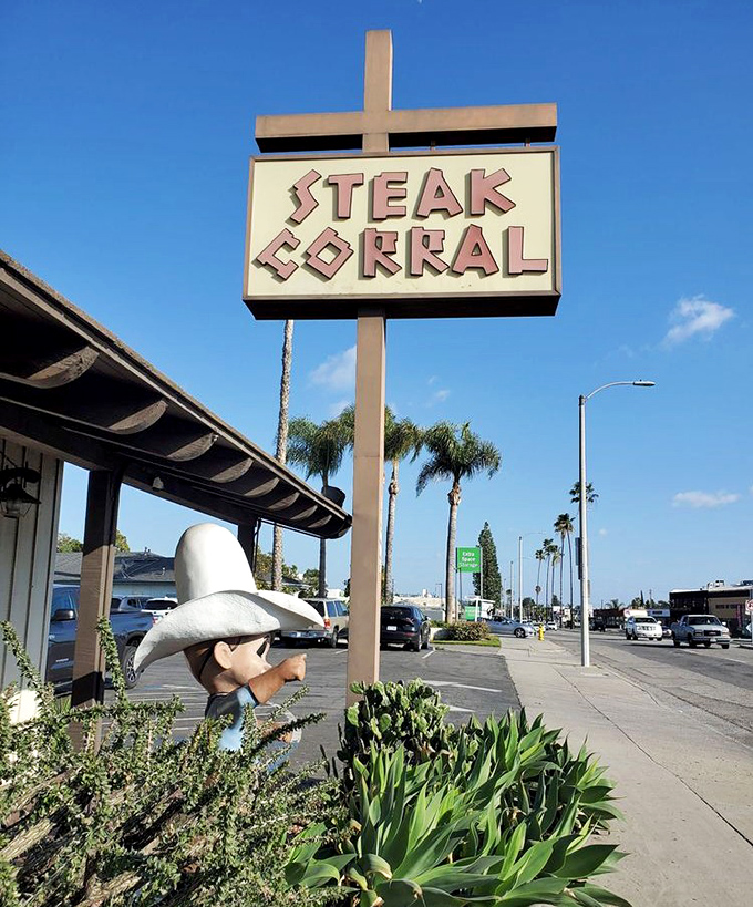 That simple roadside sign has been guiding hungry travelers to beef paradise for longer than most remember.