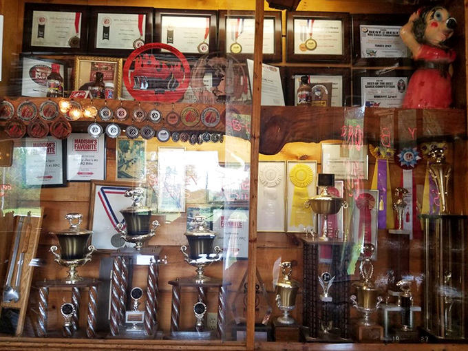 The trophy case tells the story without words &ndash; these folks have been winning hearts, minds, and official competitions for years.