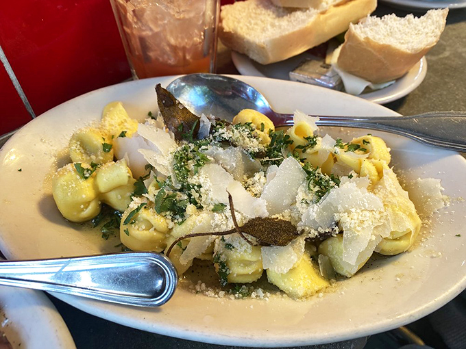 Truffle sacchetti pasta&mdash;little purses of joy dusted with parmesan&mdash;proof that the best gifts often come in small, handmade packages.