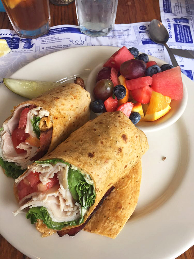 This turkey wrap isn't just lunch&mdash;it's a portable feast with fresh veggies and lean protein that makes midday meals something to anticipate.