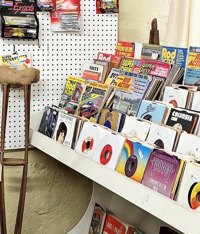 Vinyl paradise! Where album covers are art and music comes with the satisfying ritual of needle meeting groove.