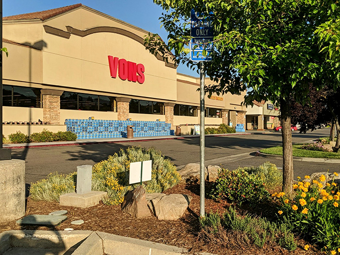 Even grocery shopping feels less mundane when your Vons is framed by Sierra foothills and landscaped with native wildflowers.