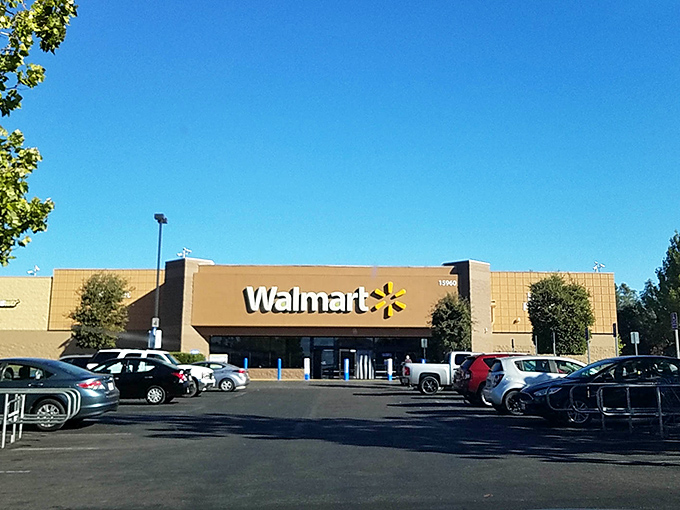 Even big box stores seem less corporate against Clearlake's brilliant blue skies. Everyday necessities without big-city traffic headaches.