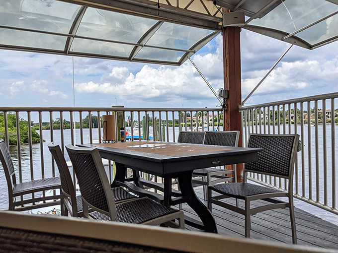 Waterfront dining that reminds you why people fight traffic to live in Florida. Worth every minute of the drive and every dollar of coastal real estate.