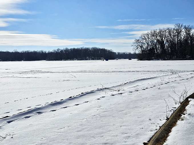 Winter's blank canvas transforms Pinchot Lake into a frozen wonderland. The ice creates Pennsylvania's largest natural skating rink&mdash;just bring your own hot chocolate.