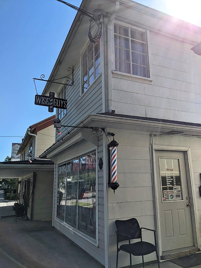 Wise Guys Barbershop keeps the tradition of the neighborhood cut-and-chat alive. Where else can you get a trim and the town's latest news in one stop?