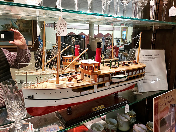 This ship model has sailed more imaginary seas than Captain Ahab chased white whales.