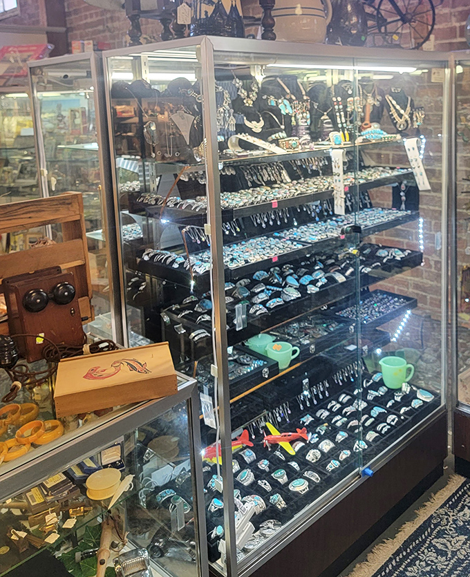 Jewelry cases that sparkle with history&mdash;each piece waiting for its second act. Yesterday's accessories become tomorrow's heirlooms.