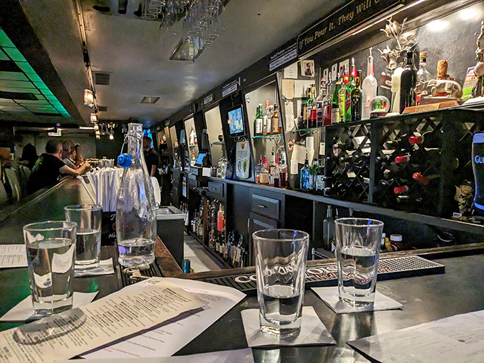 The bar at Fenicci's isn't just stocked&mdash;it's an arsenal of liquid possibilities waiting to complement whatever pasta masterpiece you've ordered.