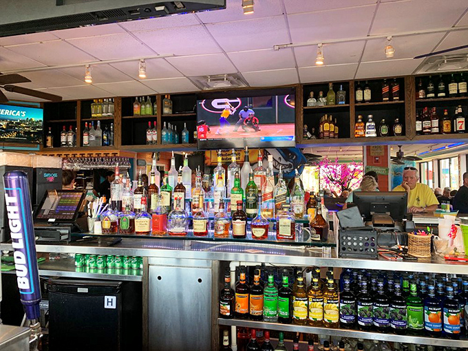 The bar counter – where stories begin and diets go to think about what they've done.