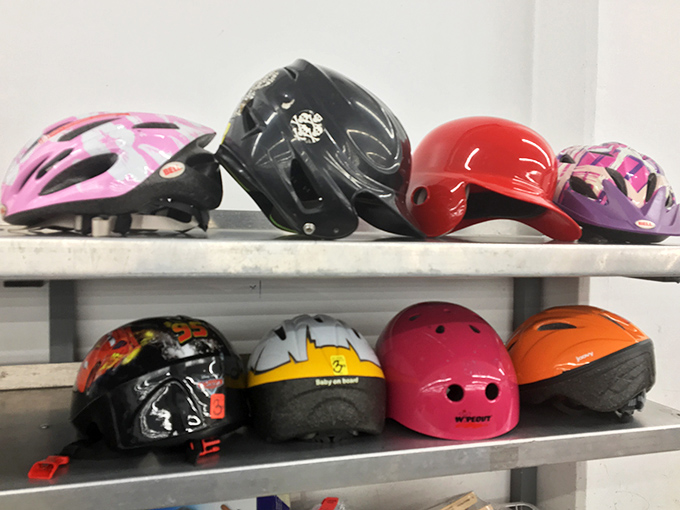 Safety first, savings second. These helmets protected previous owners and now await new adventures at a fraction of retail cost.