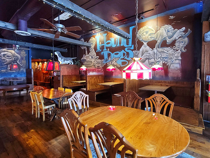 Cozy booth seating perfect for intimate pizza conversations and family gatherings that matter most.