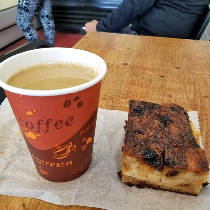 The classic pairing: strong coffee meets sweet pastry. Together they create a breakfast symphony that makes morning people out of night owls.