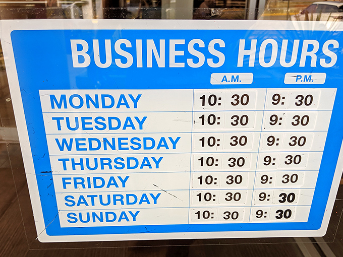 Open seven days a week because chicken cravings don't observe weekends. The hours are generous, just like their portions.