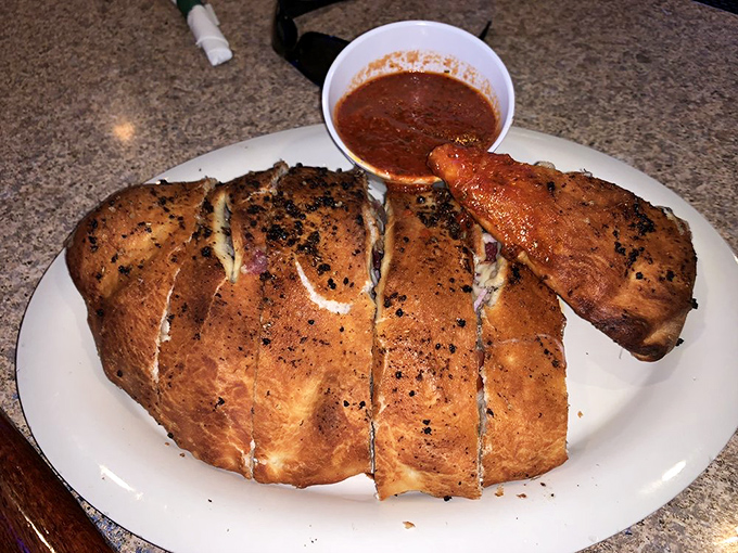 Bread that's been sliced, seasoned, and served with marinara&mdash;proof that simplicity, when done right, is the ultimate sophistication.