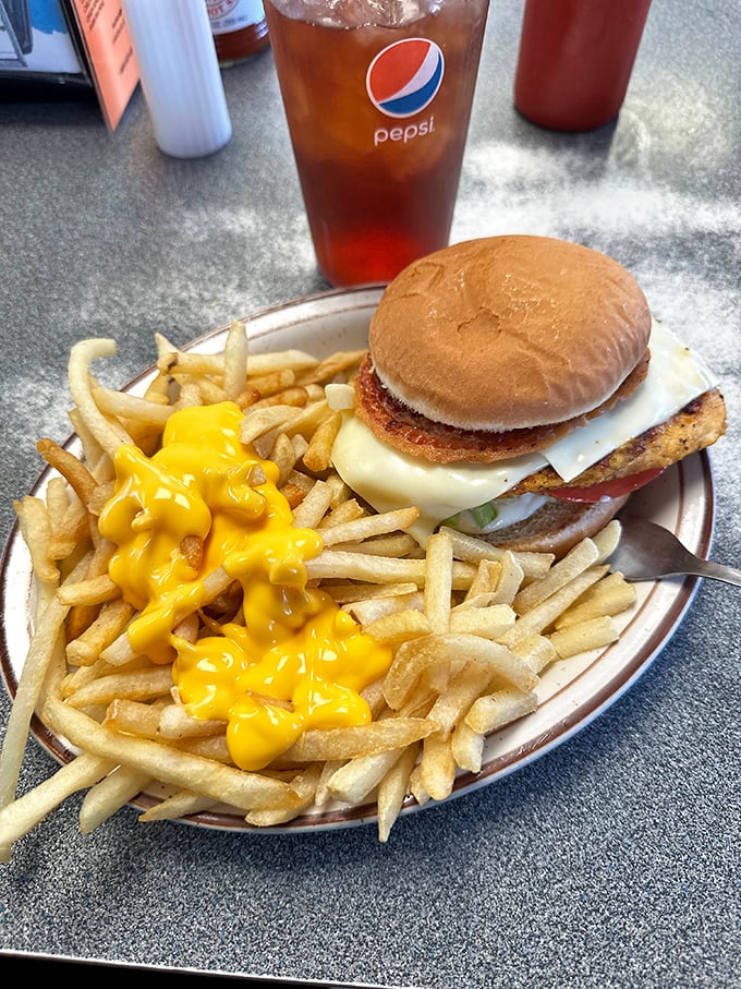 A burger that doesn't need a fancy name or brioche bun to impress. Just honest ingredients stacked with Midwestern generosity.