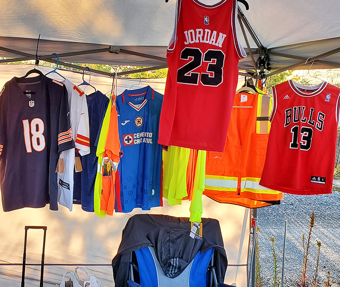 Chicago sports loyalty on full display &ndash; that vintage Jordan jersey might be the crown jewel, but don't overlook the Bears and international soccer options.