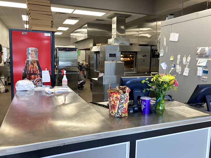 The open kitchen concept lets you witness the magic happening behind the scenes, where ordinary ingredients become extraordinary meals.