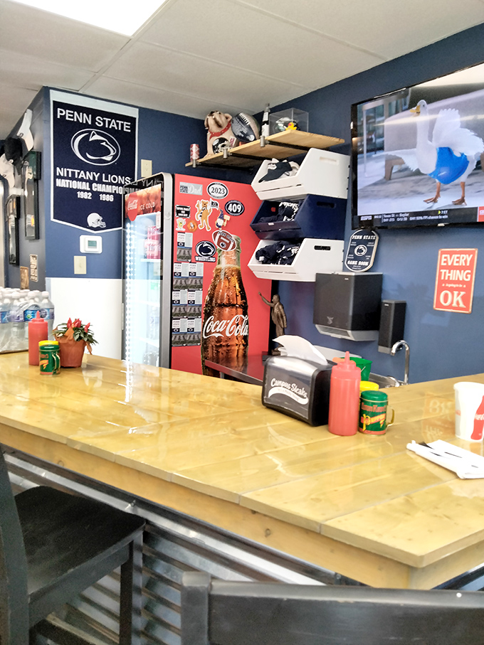 Where the magic happens &ndash; that counter has seen more action than a Vegas casino.