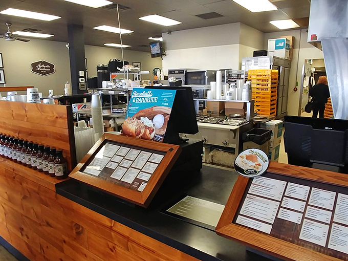 Where barbecue dreams begin&mdash;the ordering counter might look simple, but it's actually the gateway to flavor country. Choose wisely.