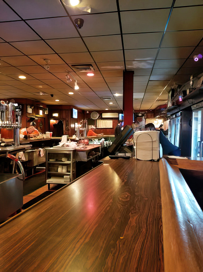 Where the magic happens&mdash;the counter where orders transform from scribbled tickets to plates of Pennsylvania perfection.
