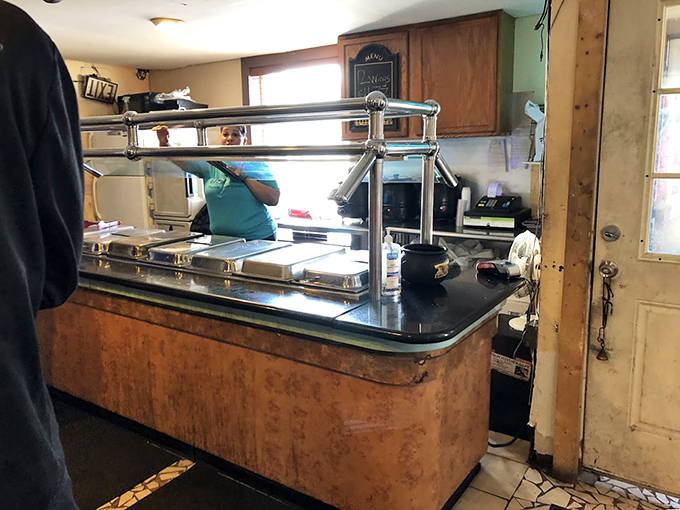 Behind this counter, BBQ magic happens daily. No smoke and mirrors&mdash;just smoke and meat, transformed by time and patience.