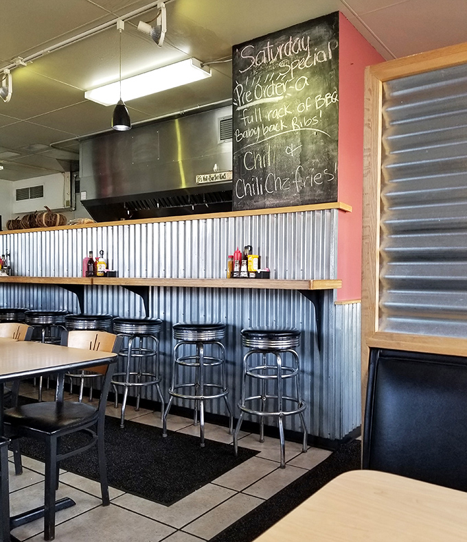 The counter seating&mdash;where solo diners become part of the diner family and the Saturday specials on the chalkboard promise weekend indulgence.
