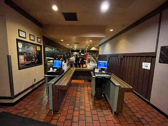 The ordering counter where culinary dreams come true&mdash;watch your meal being prepared with care and genuine expertise.