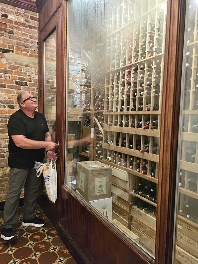 Wine enthusiasts find their happy place at Columbia's impressive cellar, where the collection rivals those found in restaurants charging twice the price.