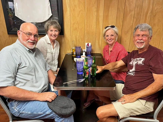 The true measure of a local restaurant: tables filled with people who look like they've been coming here since before you were born.