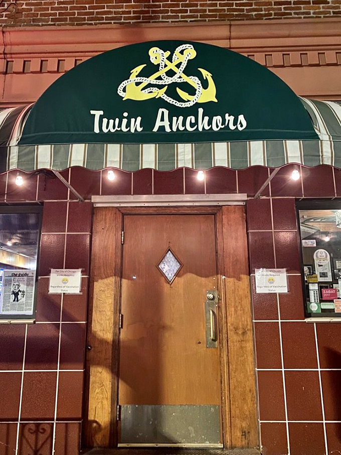 The entrance beckons like an old friend &ndash; that wooden door has welcomed rib enthusiasts, celebrities, and first-timers for nearly a century.