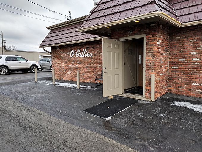 The entrance might not scream "culinary destination," but that's the beauty of it&mdash;O'Gillies saves all its showing off for what's on your plate.