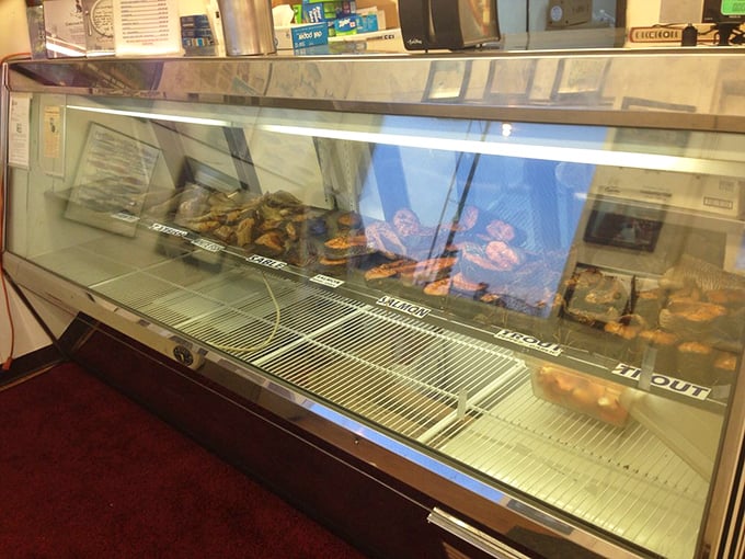 The display case: where dreams come true and diets go to die a delicious, smoky death.