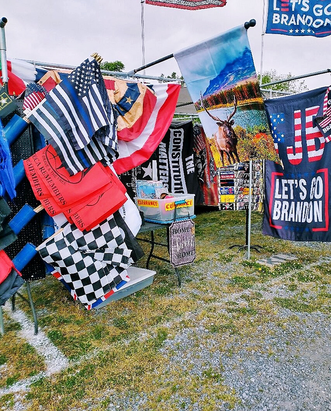 Flag central! From patriotic statements to racing checkered patterns, these fabrics flutter with personality and conviction.