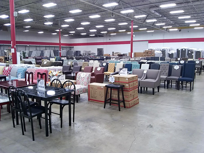 Furniture showroom or time machine? These dining sets and armchairs have stories to tell and new memories to make.