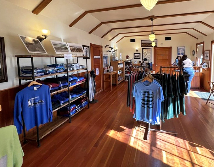 The gift shop offers lighthouse treasures without the tourist trap prices &ndash; your wallet will thank you.