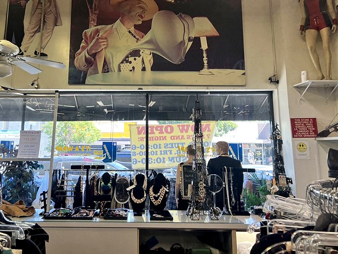 The jewelry counter glitters with screen-worn accessories that once added the perfect finishing touch to characters we've grown to love or love to hate.