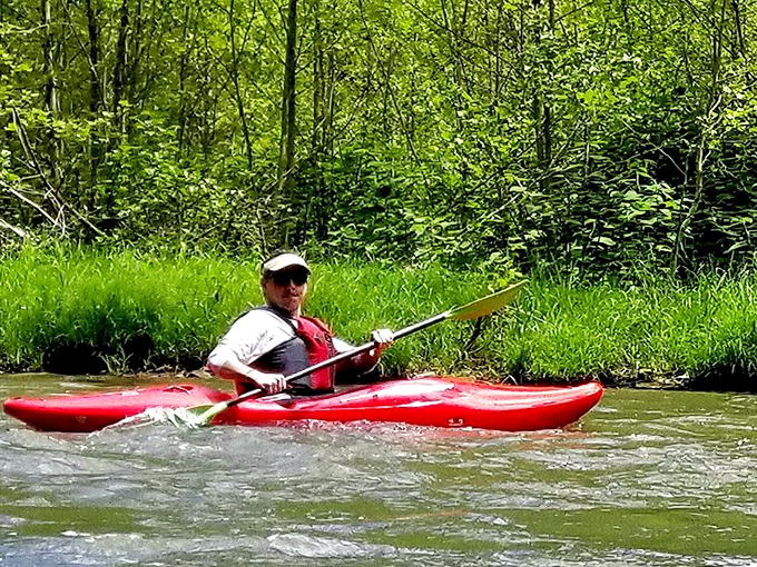 Paddling Pine Creek feels like floating through a landscape painting, minus the museum gift shop prices.