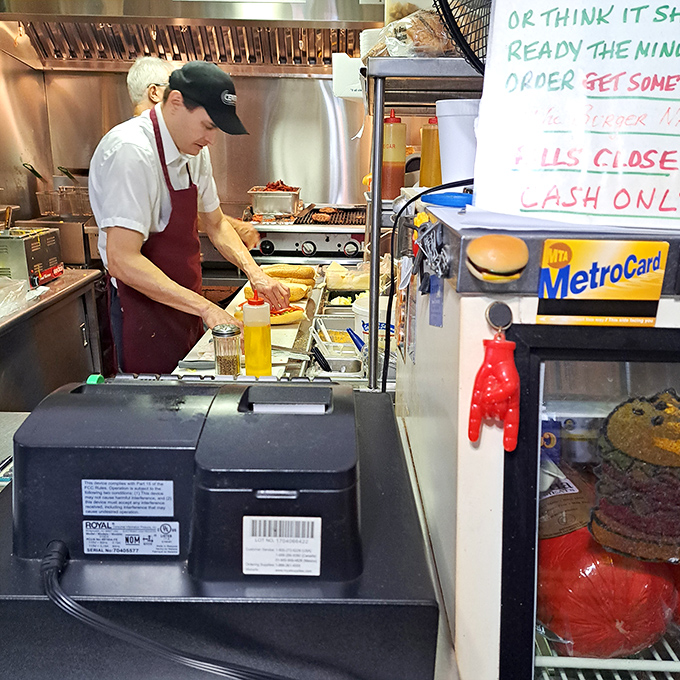 Behind every legendary sandwich is a kitchen where magic happens with surprising efficiency in a space smaller than most walk-in closets.