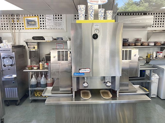 Behind the scenes magic: where ordinary ingredients transform into extraordinary memories, one scoop at a time.