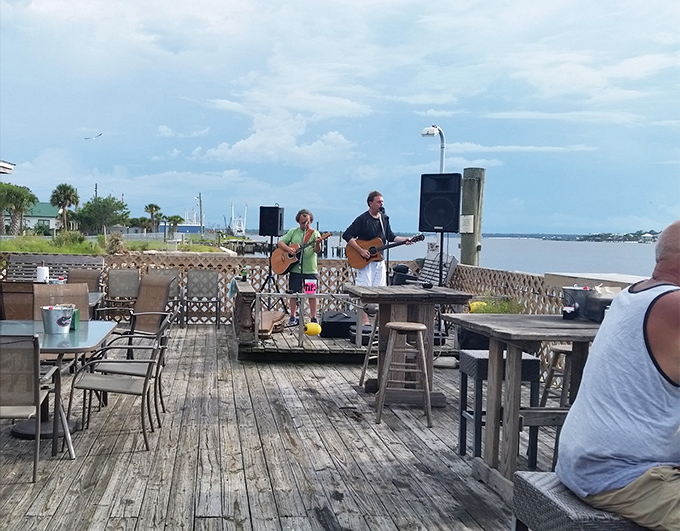 Live music on the deck&mdash;because fresh seafood deserves a soundtrack. Nothing pairs with that ocean breeze quite like acoustic melodies.