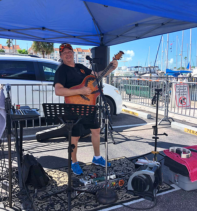 Live music adds the perfect soundtrack to seafood and sunshine. Because fish tastes better with a side of acoustic guitar.